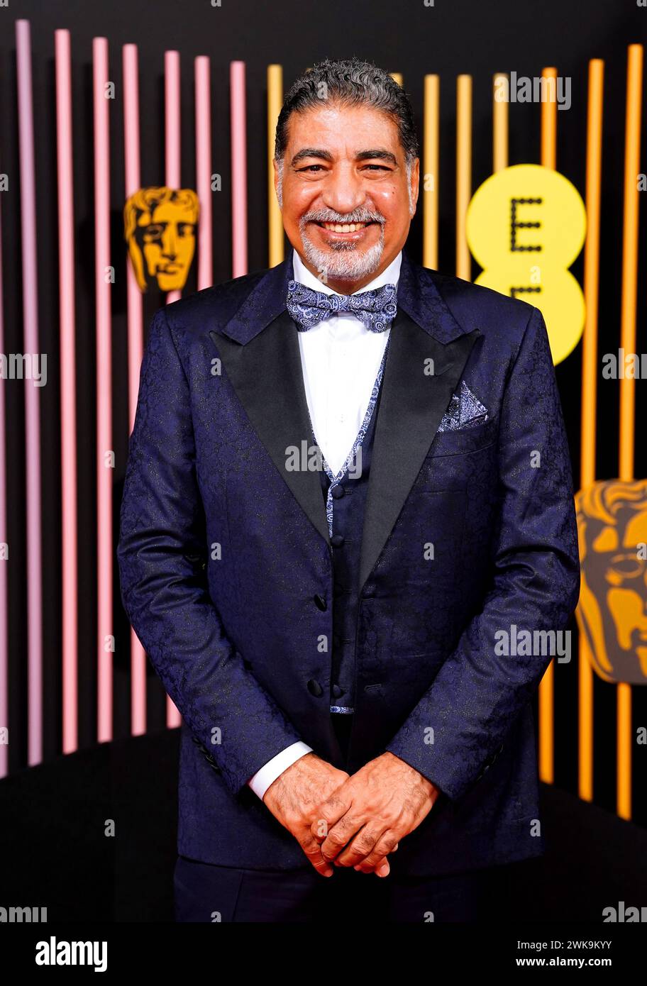 Sayed Badreya attends the Bafta Film Awards 2024, at the Royal Festival ...