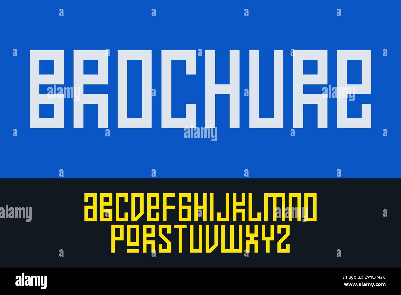 Design Brochure Typeface Alphabet Typography Font Letter Text Stock ...