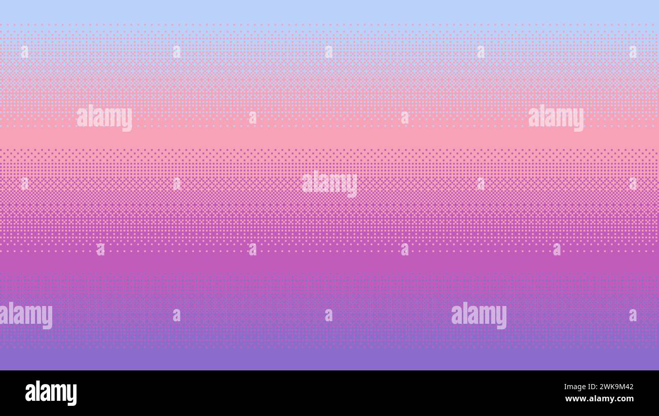 Pixel art pastel purple pink colored gradient background. Dithering ...