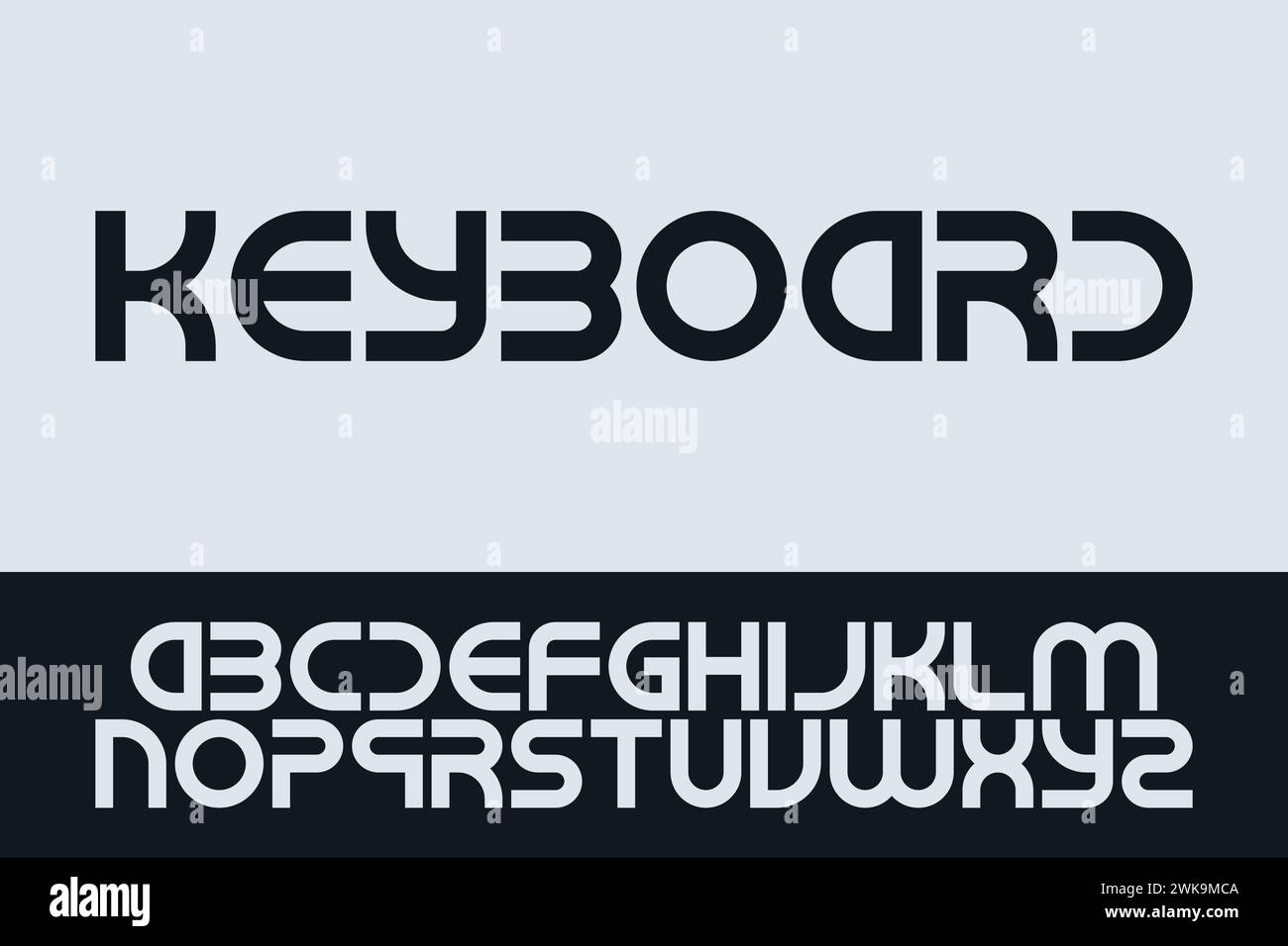 Design Keyboard Typeface Alphabet Typography Font Letter Text Stock ...