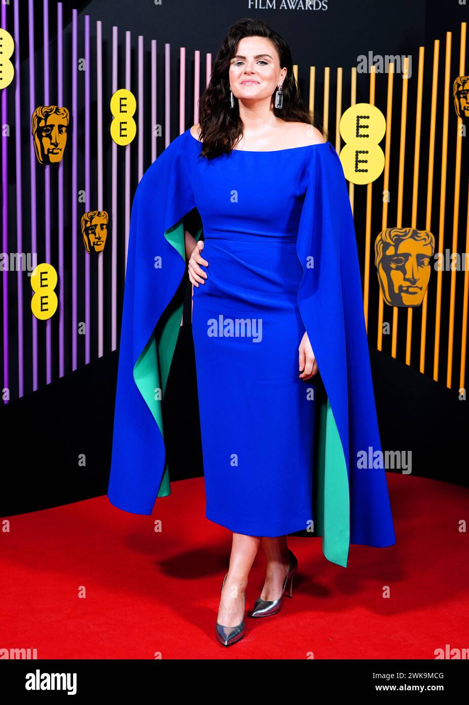 Emer Kenny attends the Bafta Film Awards 2024, at the Royal Festival ...