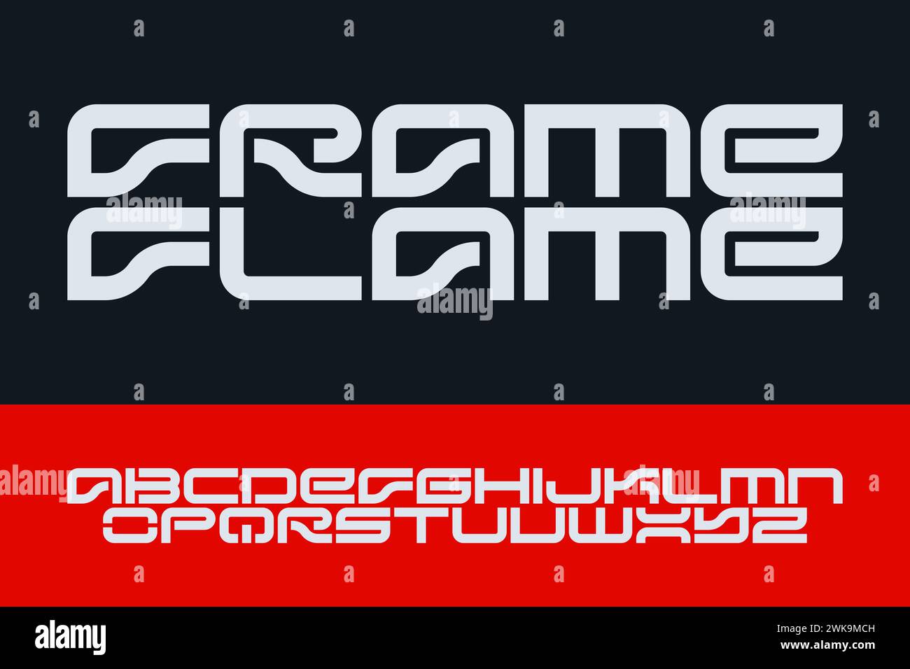 Flame frame logo hi-res stock photography and images - Alamy
