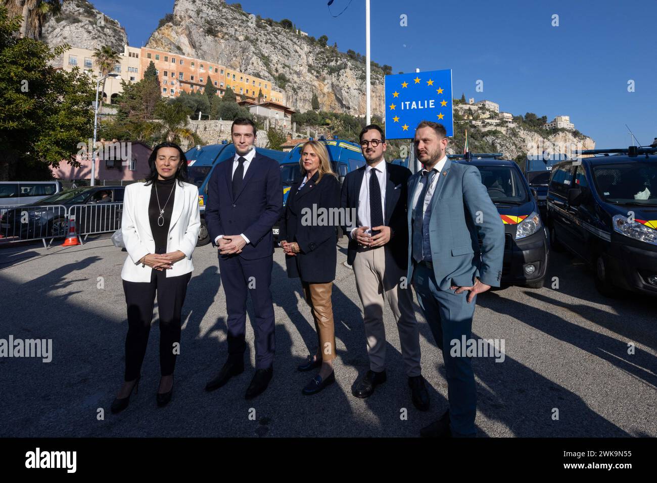 French far-right Rassemblement National (RN) MP Alexandra Masson ...
