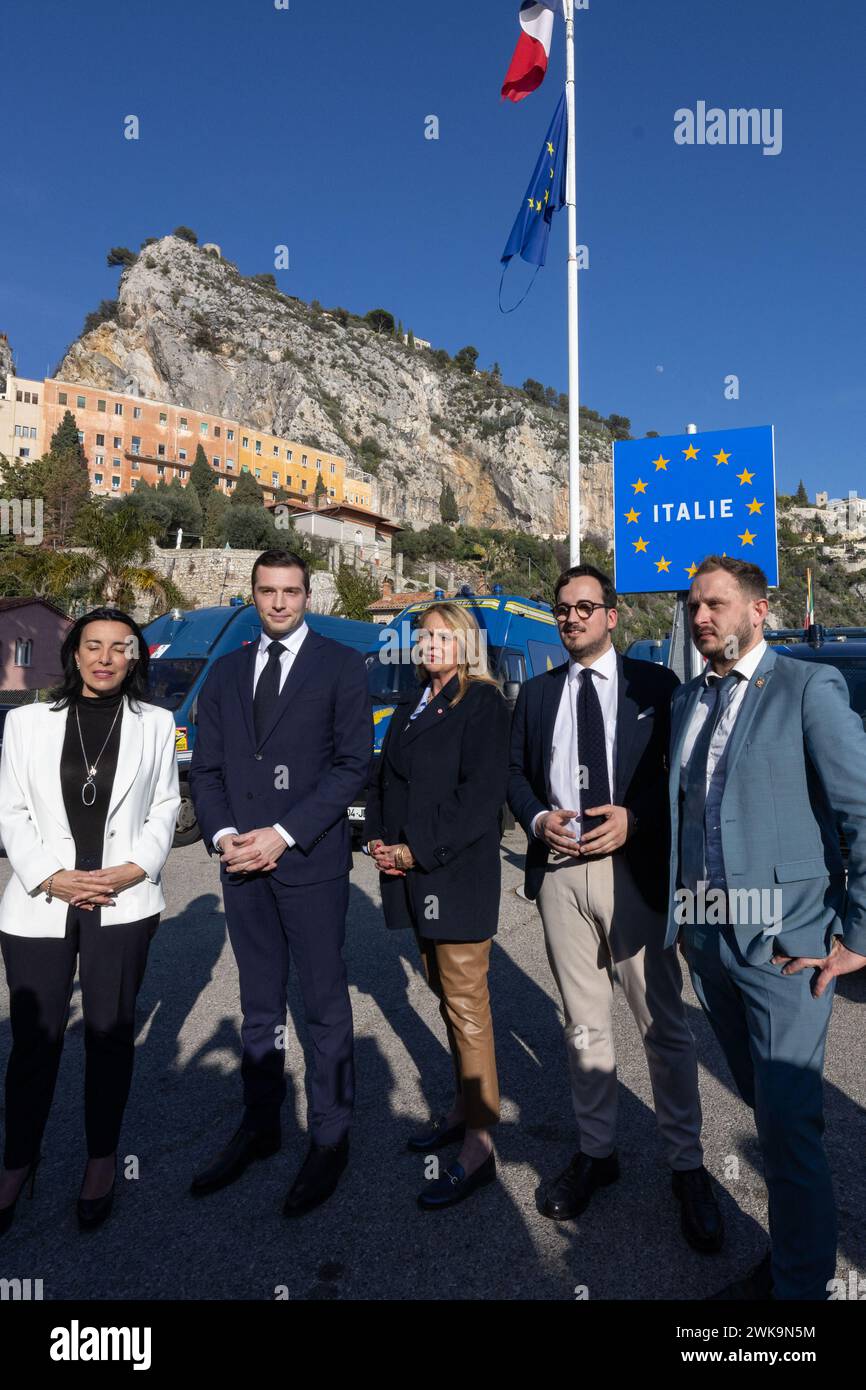 French far-right Rassemblement National (RN) MP Alexandra Masson ...