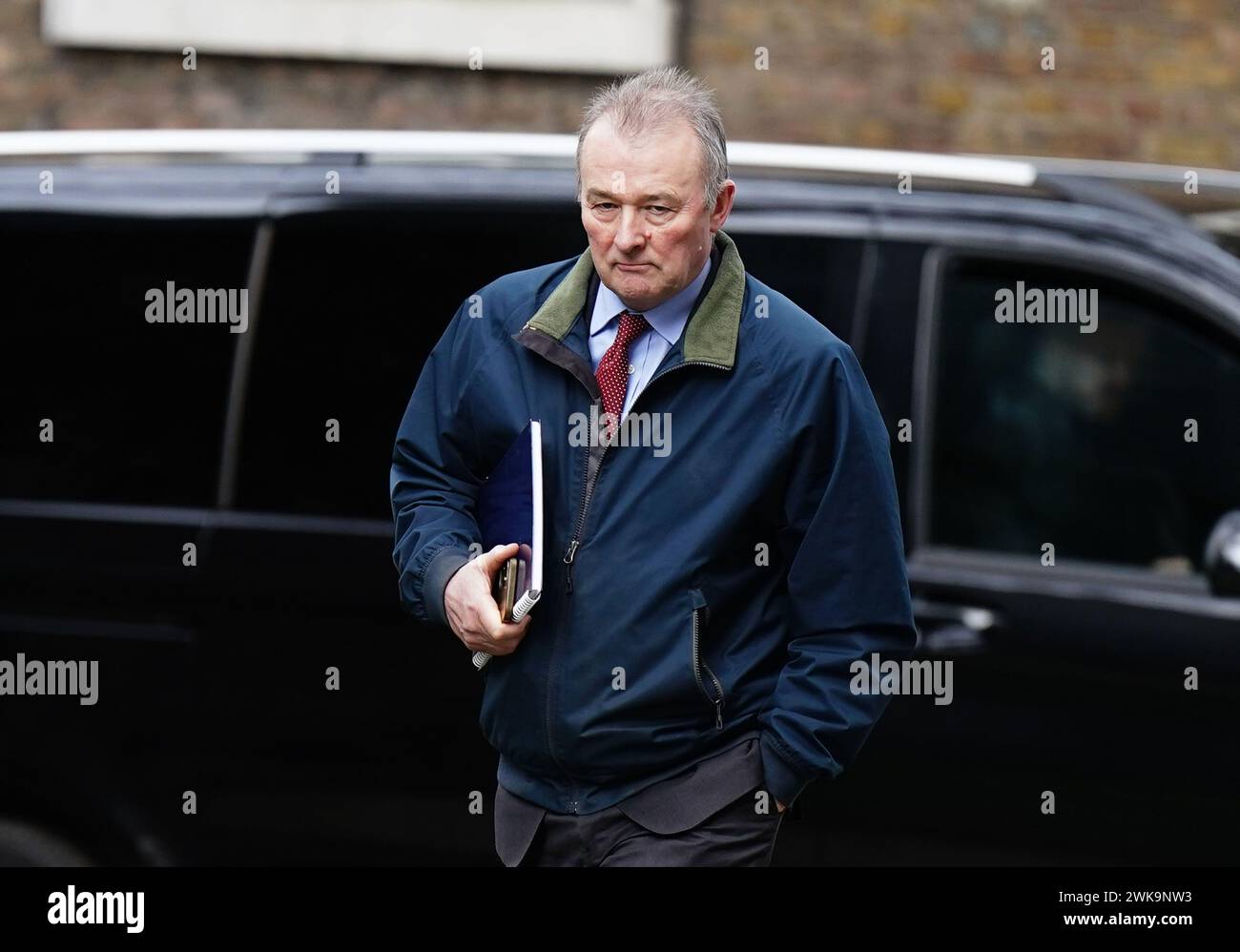 Chief Whip Simon Hart arriving in Downing Street, London, for a Cabinet ...
