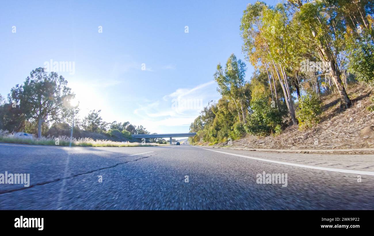 Daytime Journey on HWY 101 Near California Coast Stock Photo - Alamy