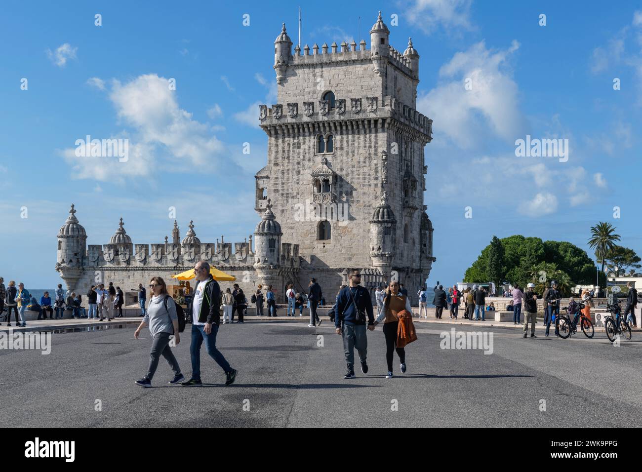 Belem Tower Torre de Belem, Lisbon, Portugal Unesco World Heritage site ...