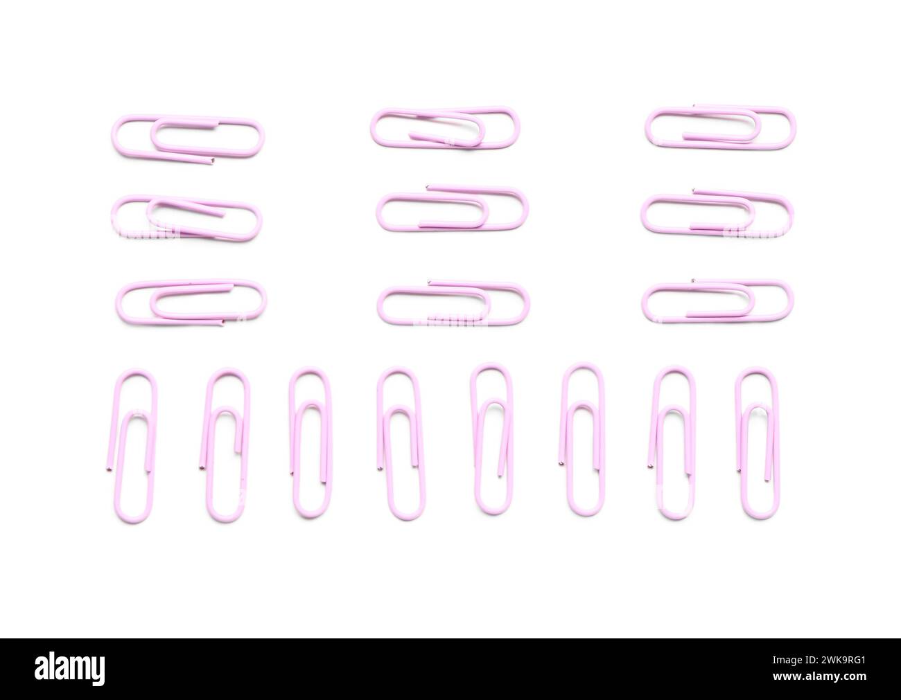 Purple paper clips hi-res stock photography and images - Alamy