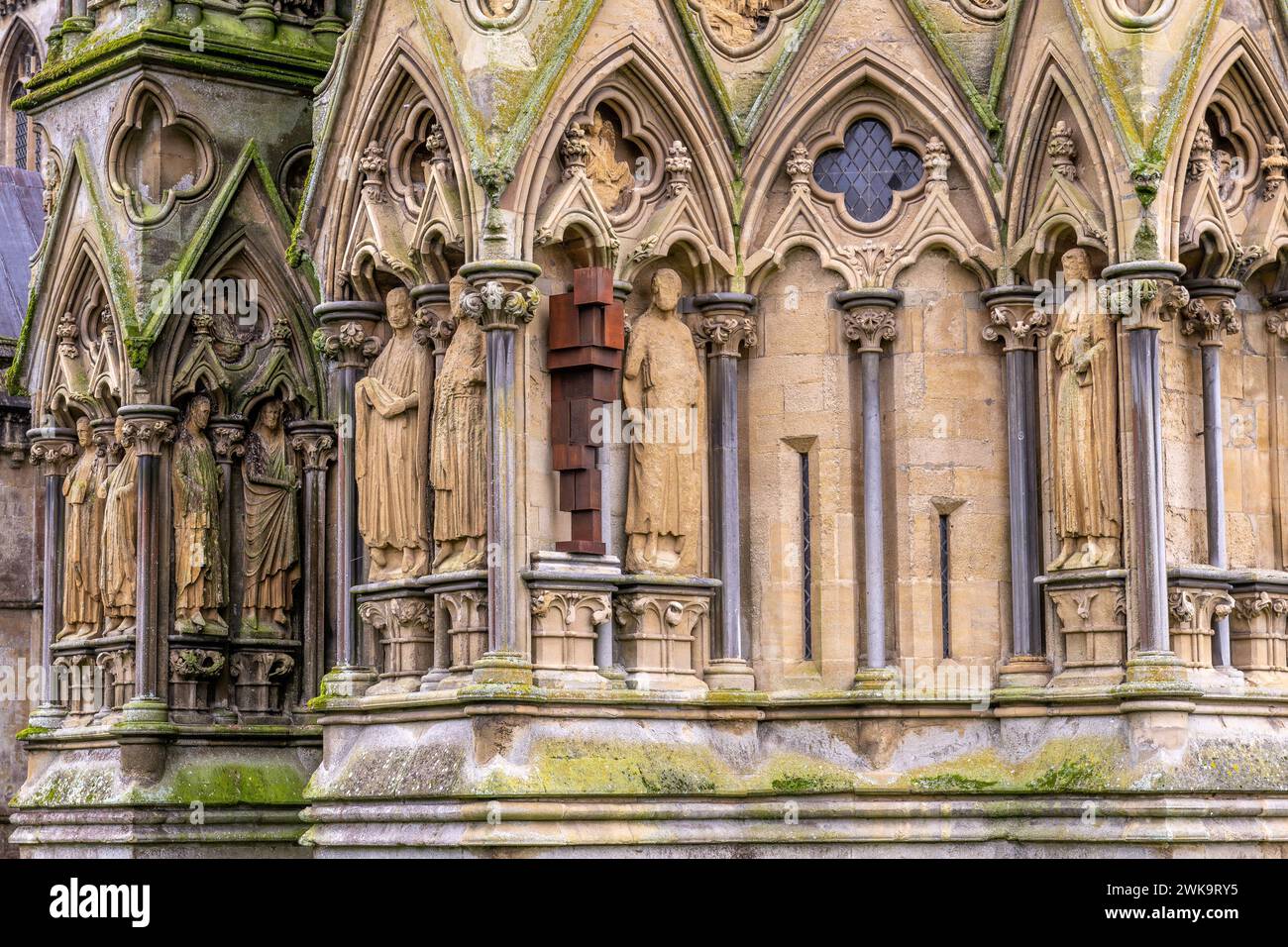 Wells cathedral architecture hi-res stock photography and images - Alamy
