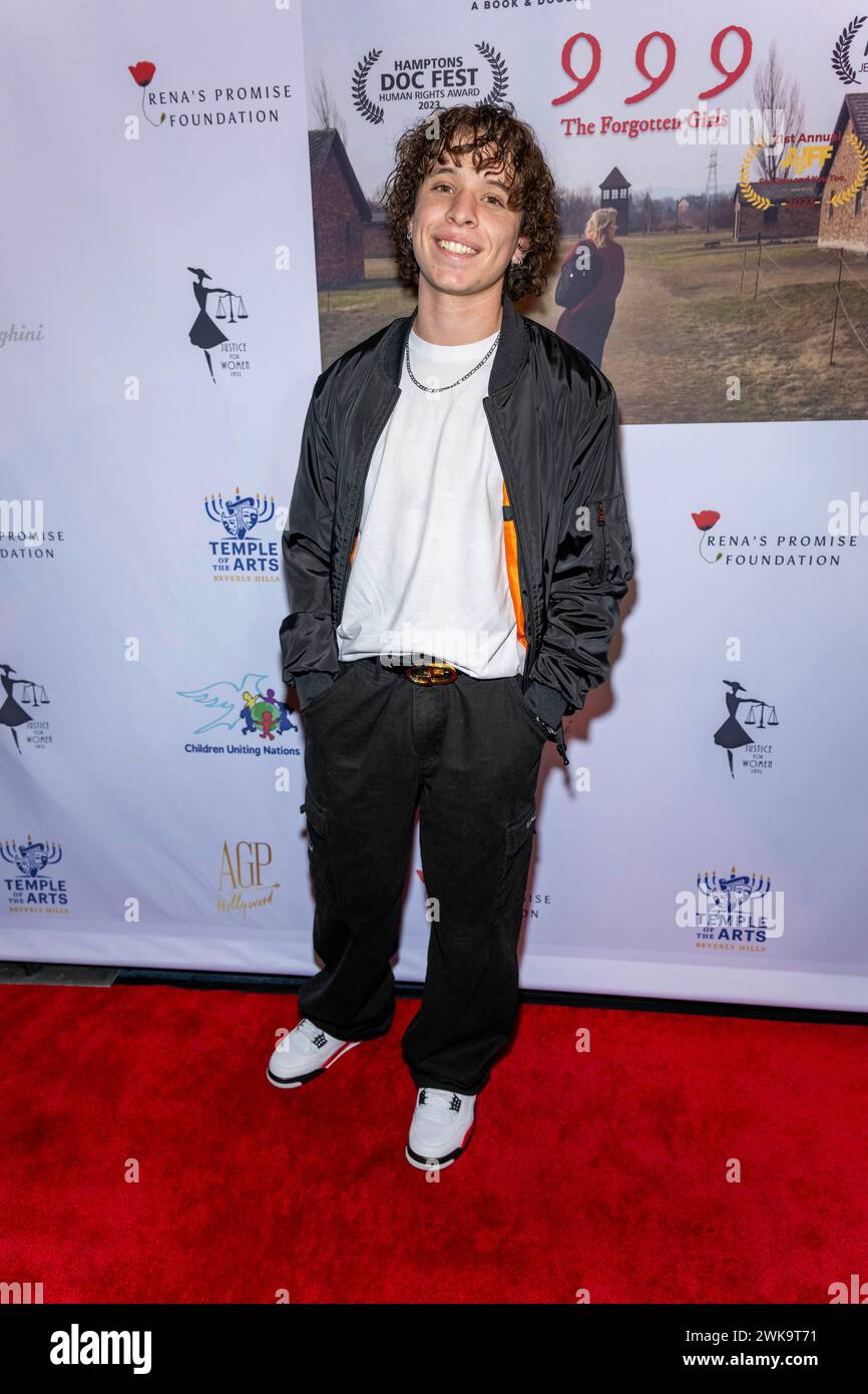 Beverly Hills, USA. 18th Feb, 2024. Actor/Singer Logan Arditty attends ...