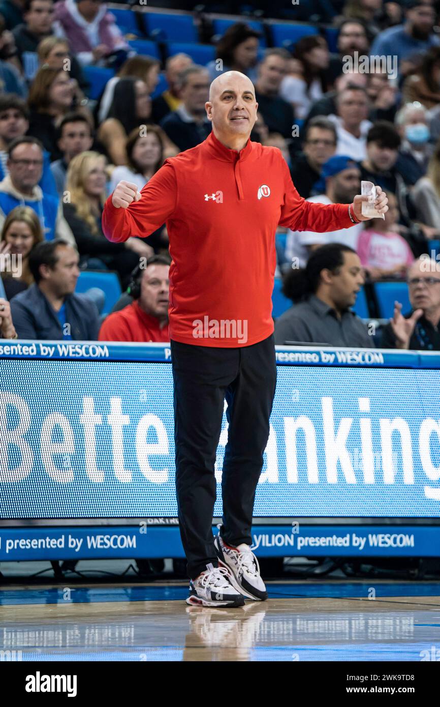 Utah Utes head coach Craig Smith during a men’s NCAA basketball game ...