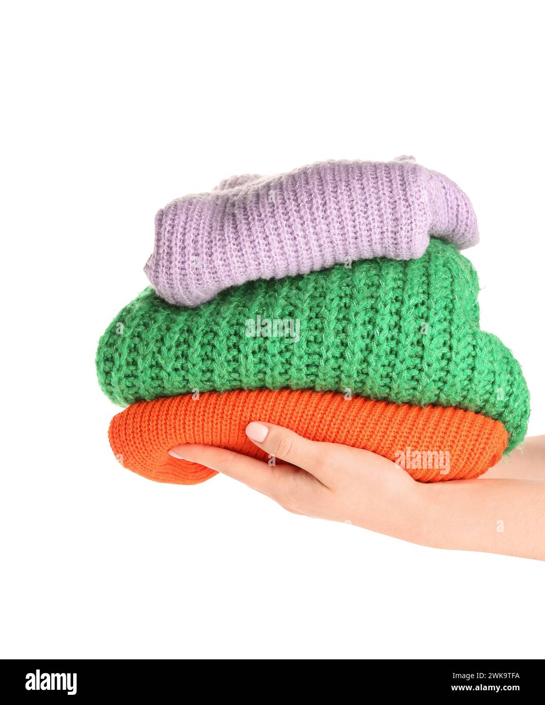 Knitted warm sweaters different Cut Out Stock Images & Pictures - Alamy