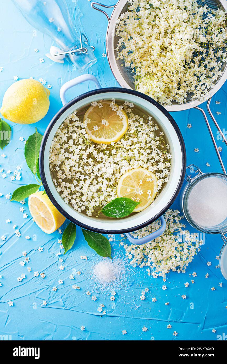 Process of making a summer drink, made from natural fermentation of ...