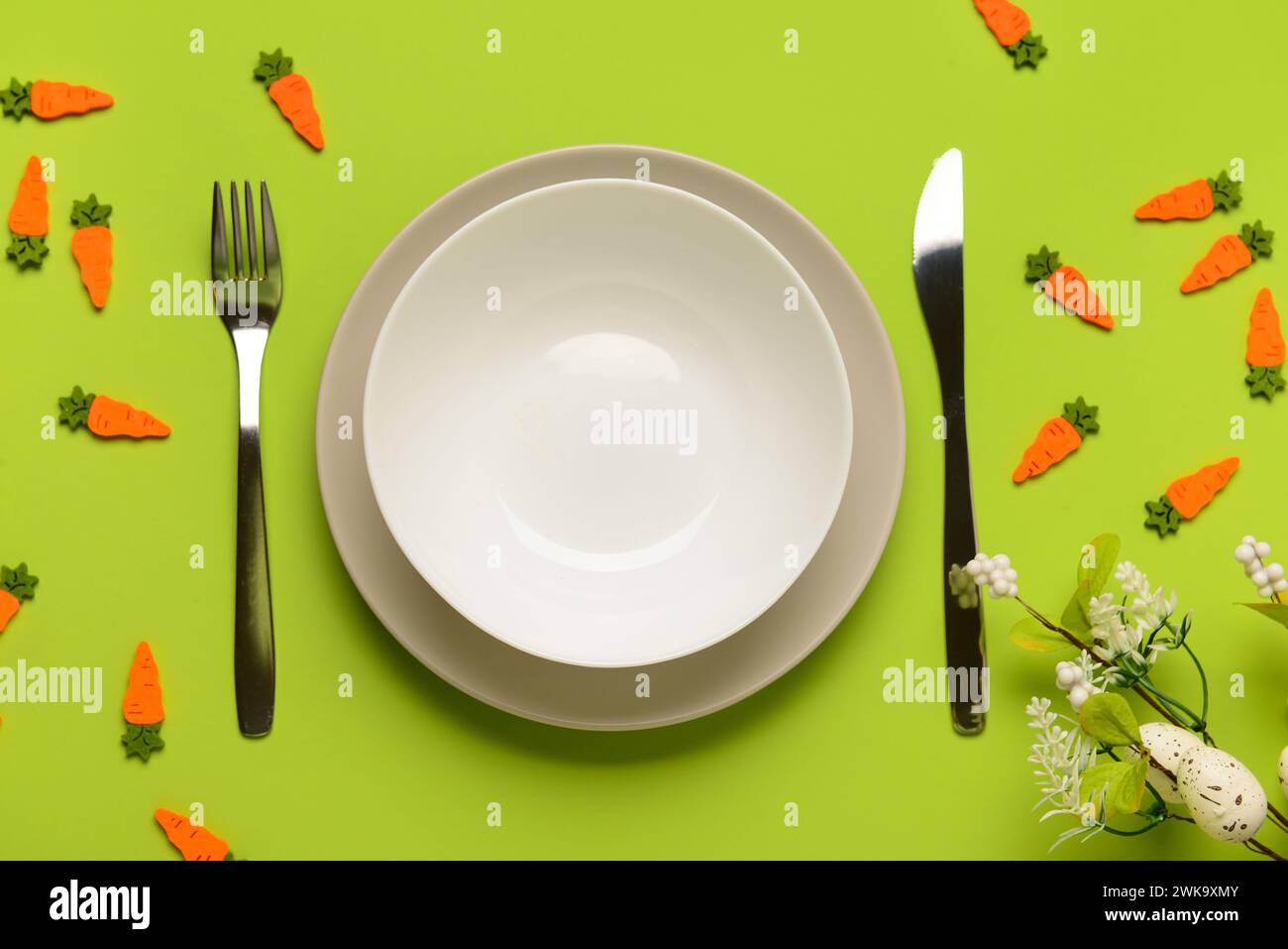 Cute easter table setting hi-res stock photography and images - Alamy