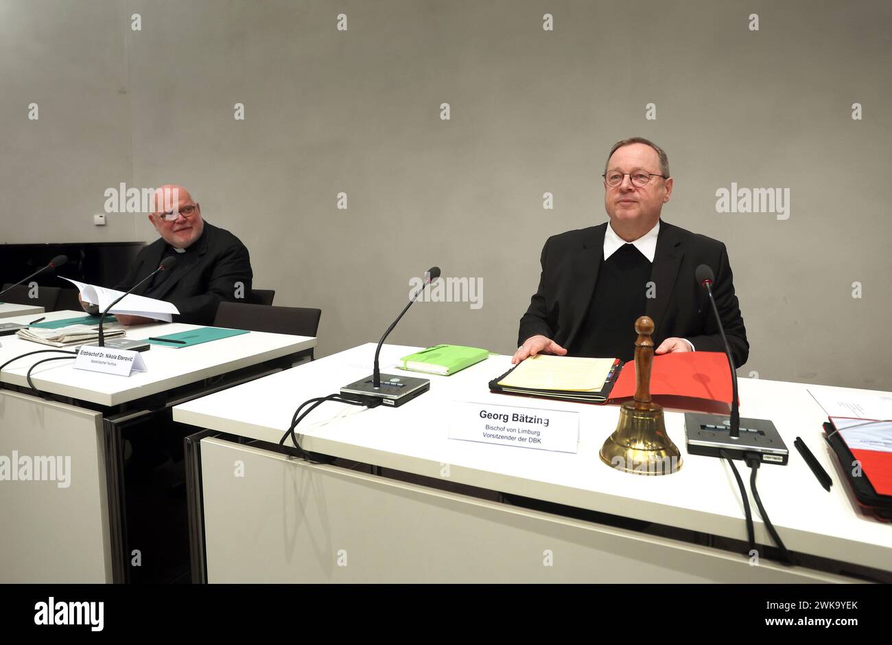 Augsburg, Germany. 19th Feb, 2024. Reinhard Cardinal Marx (l ...
