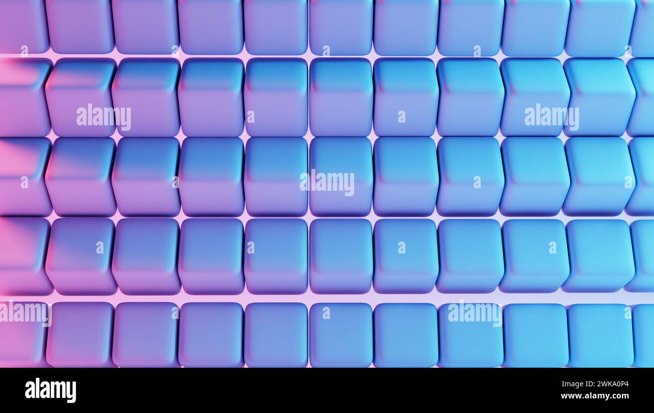 3D background composed of soft cubes, creating a visually appealing and ...