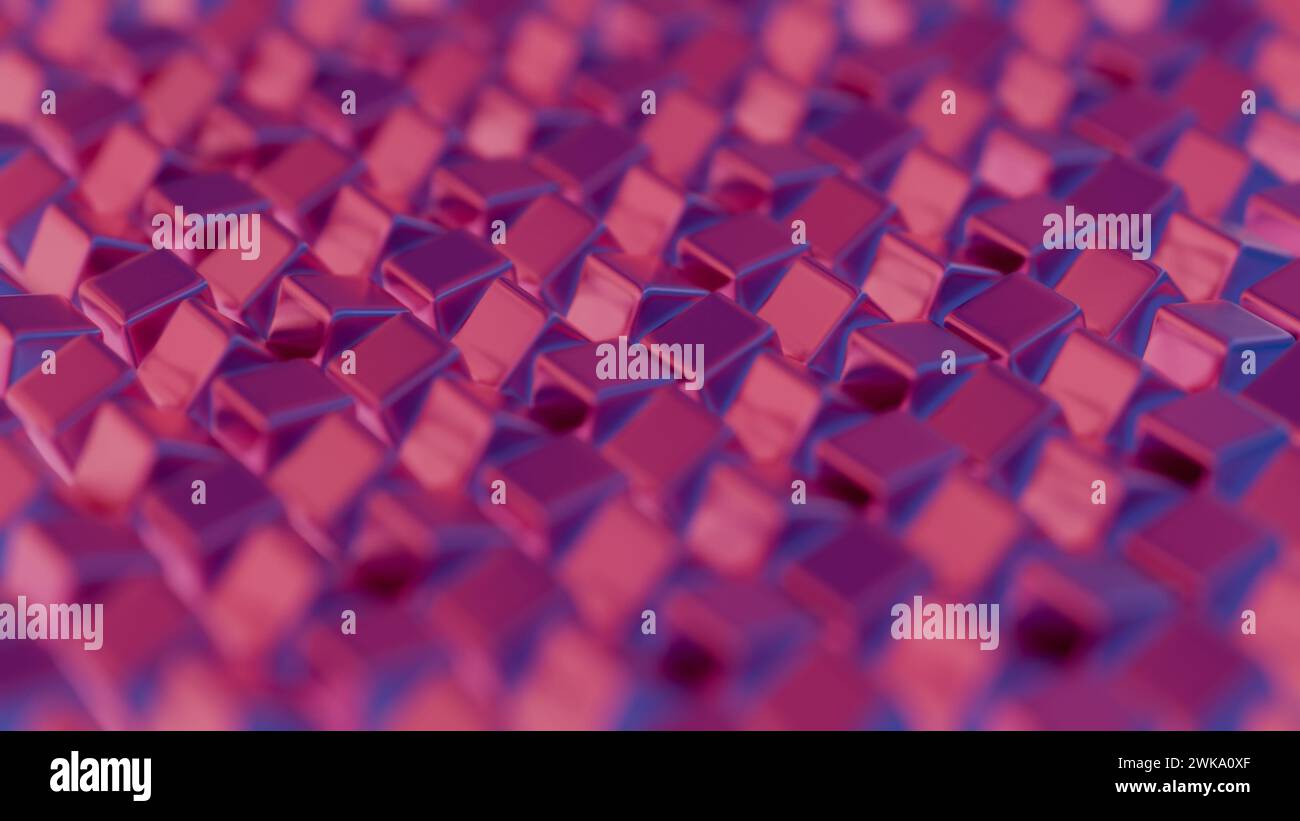 Abstract 3D background composed of cubes, creating a visually striking and geometrically complex ...