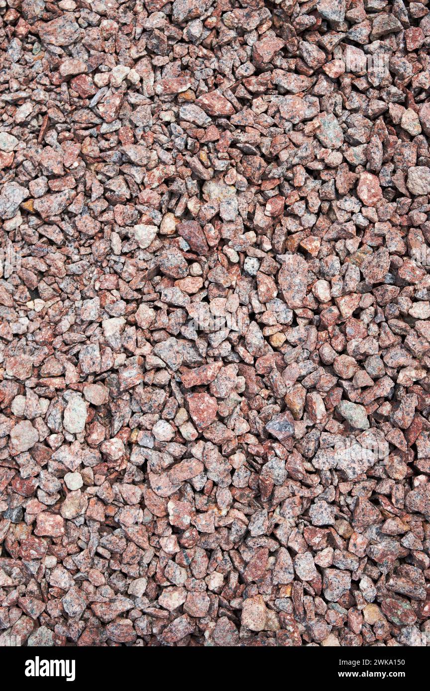 Breakstone background. Road gravel. Gravel texture. Crushed Gravel ...