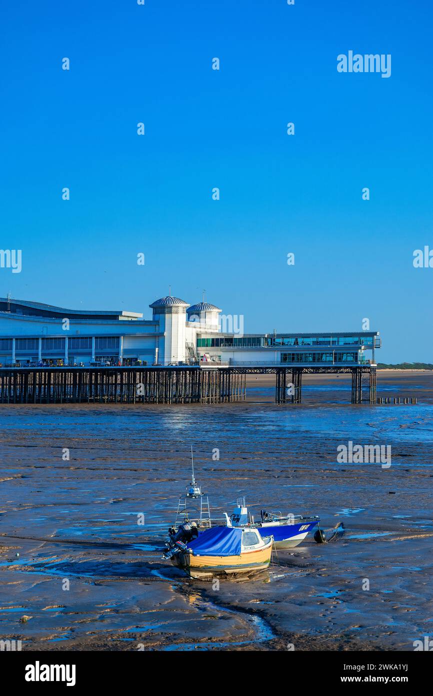 holiday resort town of weston super mare somerset west country england ...