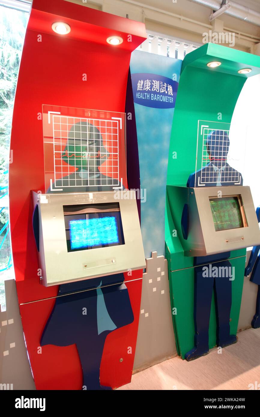 Hong Kong, China - February 4 2024: Health Barometer at Health ...