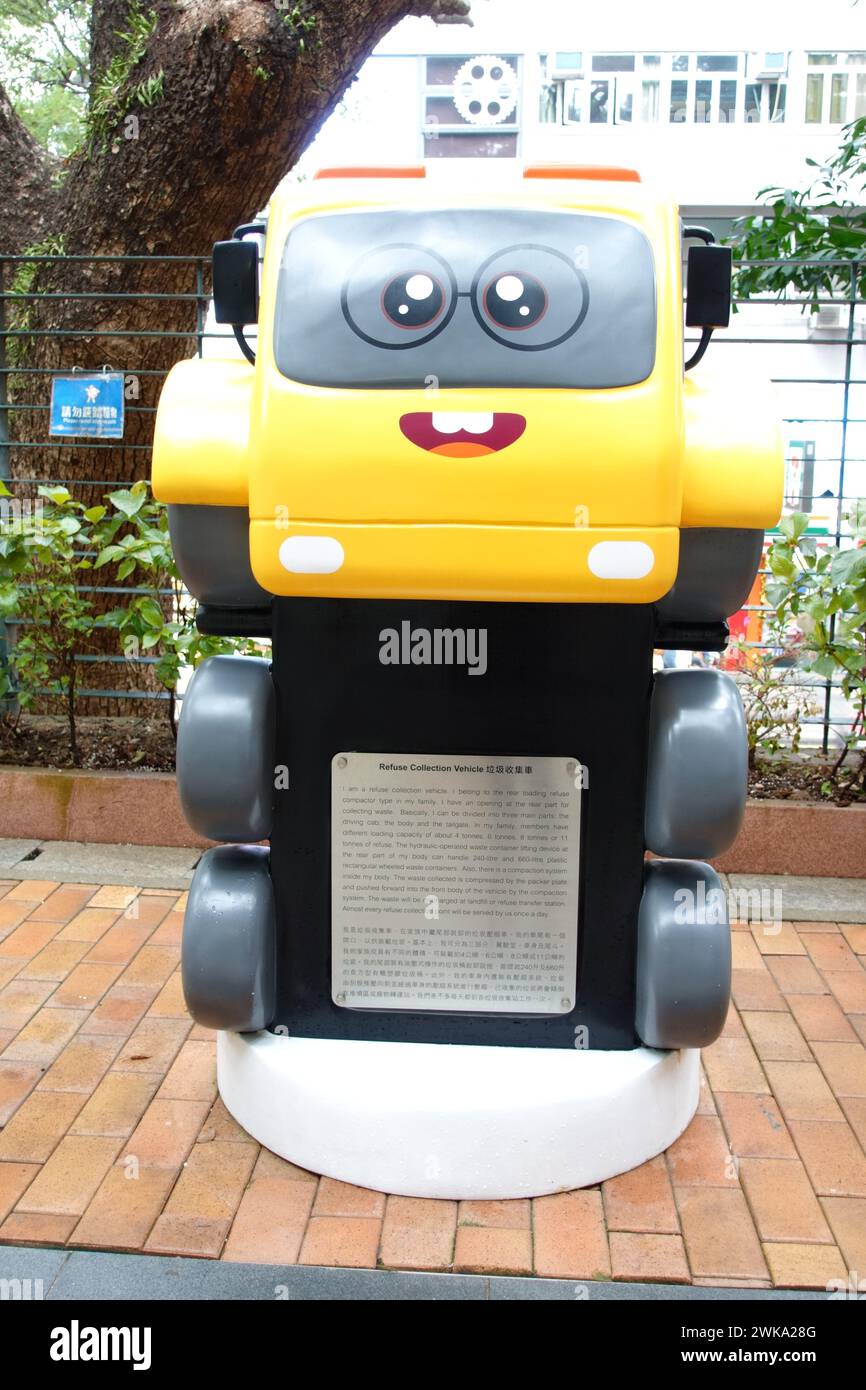 Hong Kong, China - February 4 2024: "Refuse Collection Vehicle" figure ...
