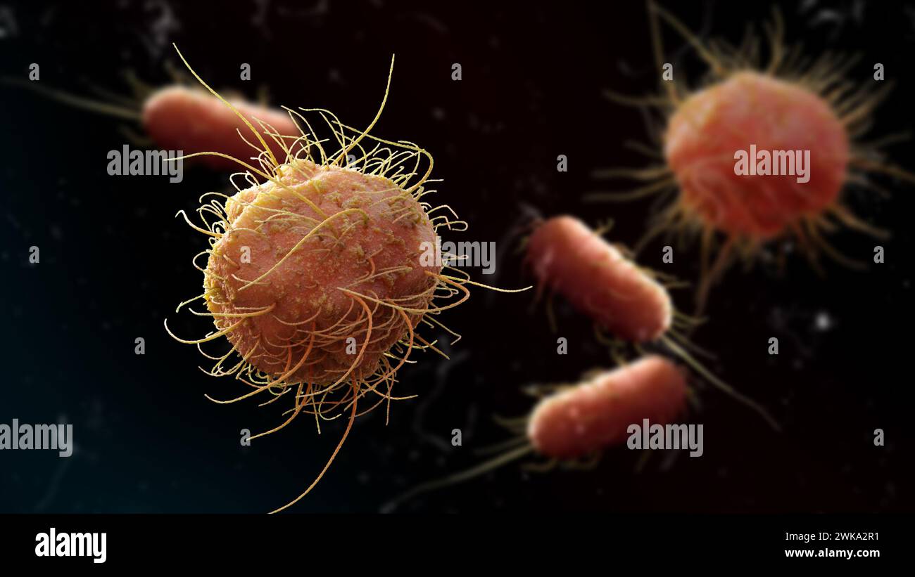 Enter a toxic environment where bacteria and viruses navigate the ...