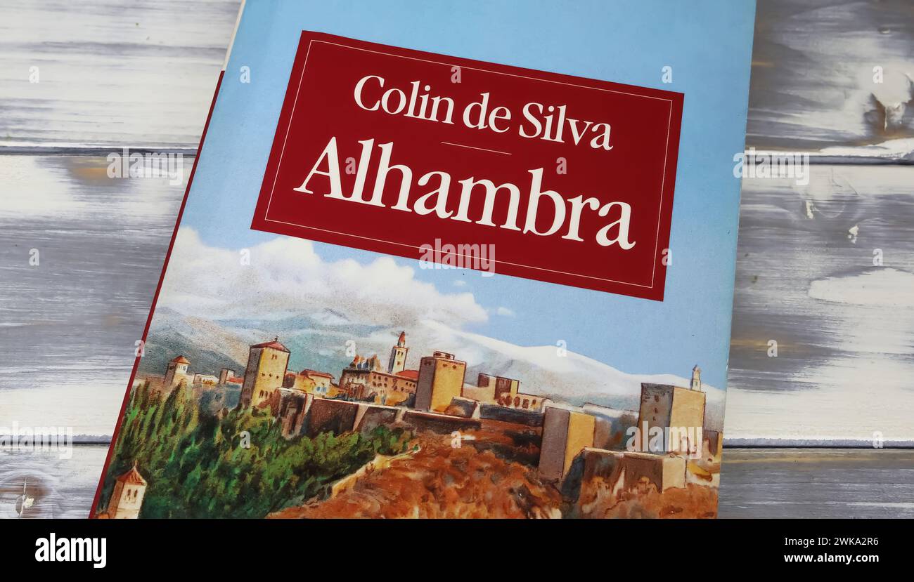 Viersen, Germany - January 9. 2024: Closeup of Colin de Silva book ...