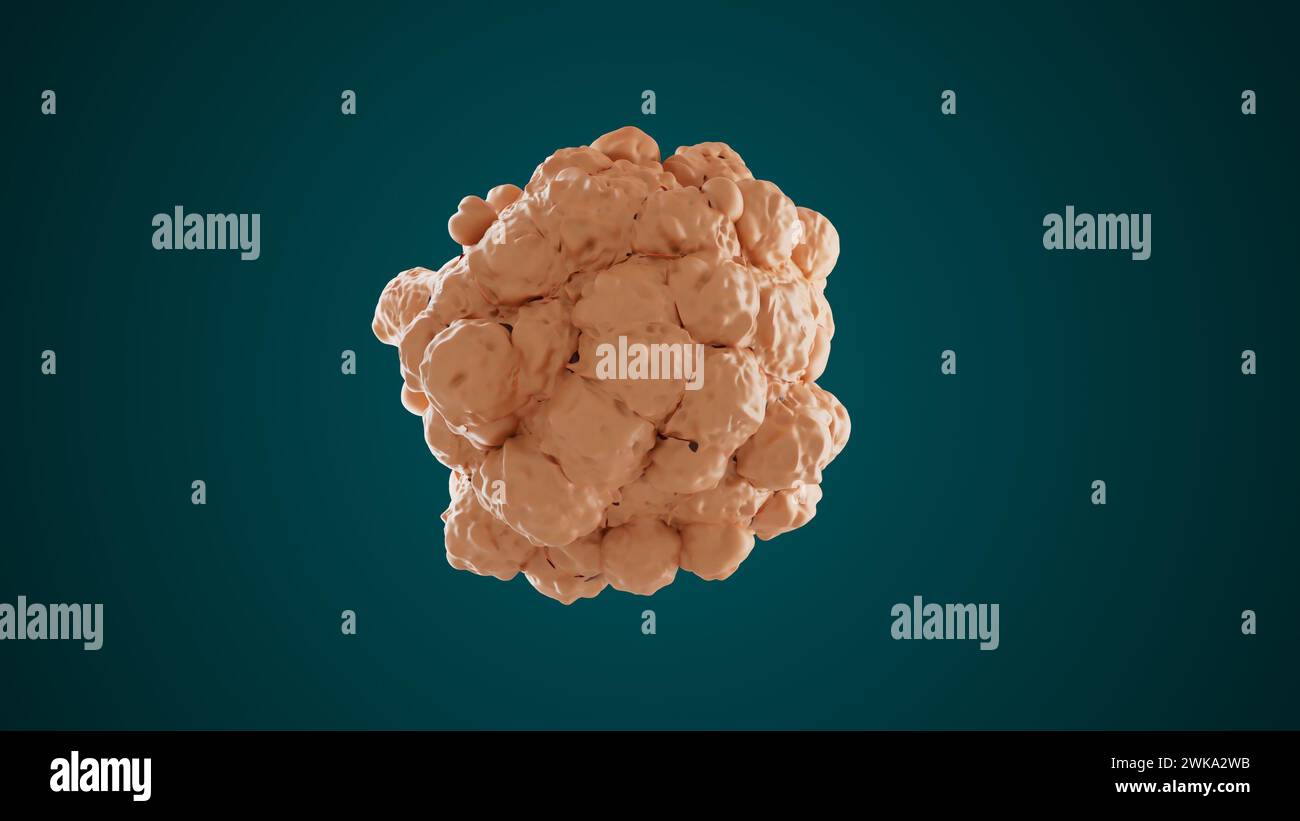 "Cancer Cells Basic Demonstration Looped" could represent a looping ...
