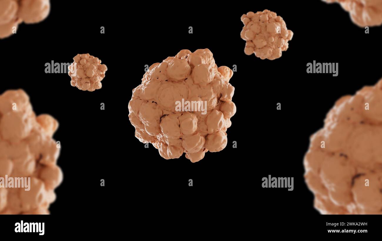 Explore a vivid cosmos of viral entities in this captivating 3D ...