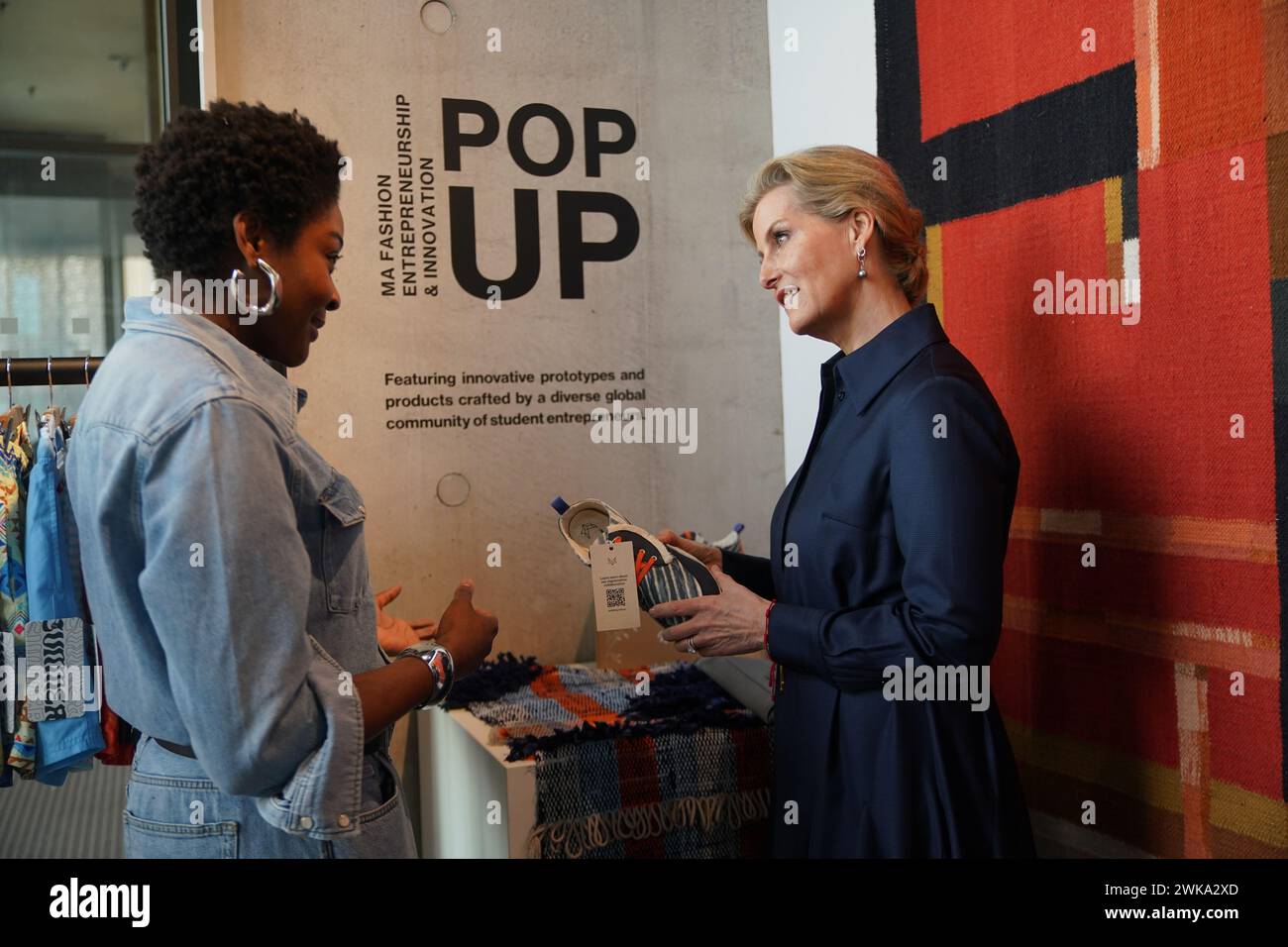 The Duchess of Edinburgh (right), Patron of London College of Fashion ...