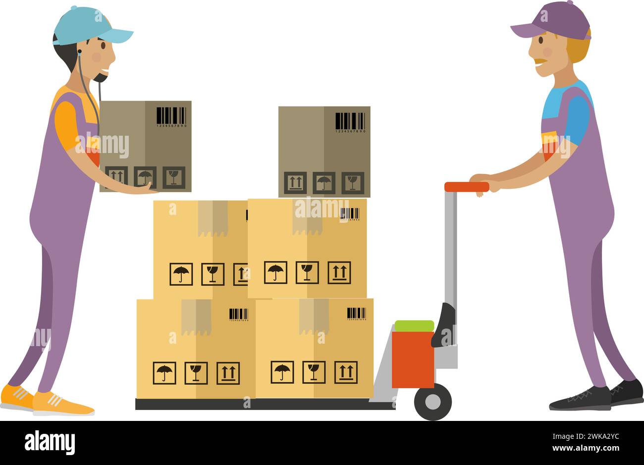 Cartons vector vectors hi-res stock photography and images - Alamy