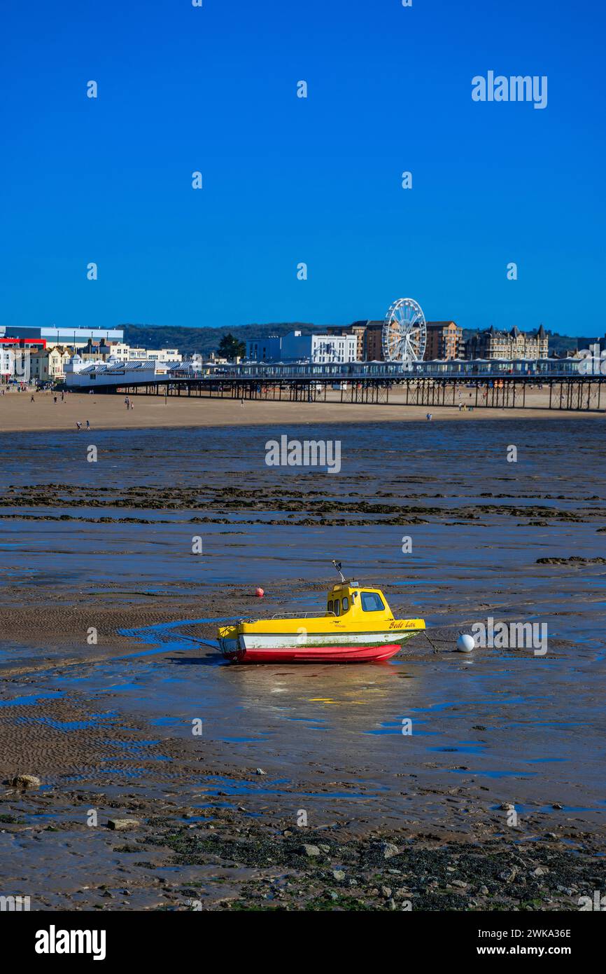 holiday resort town of weston super mare somerset west country england ...