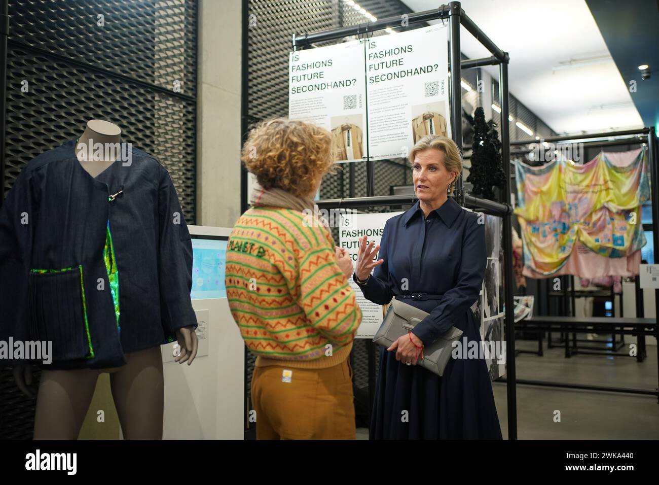 The Duchess of Edinburgh (right) , Patron of London College of Fashion ...