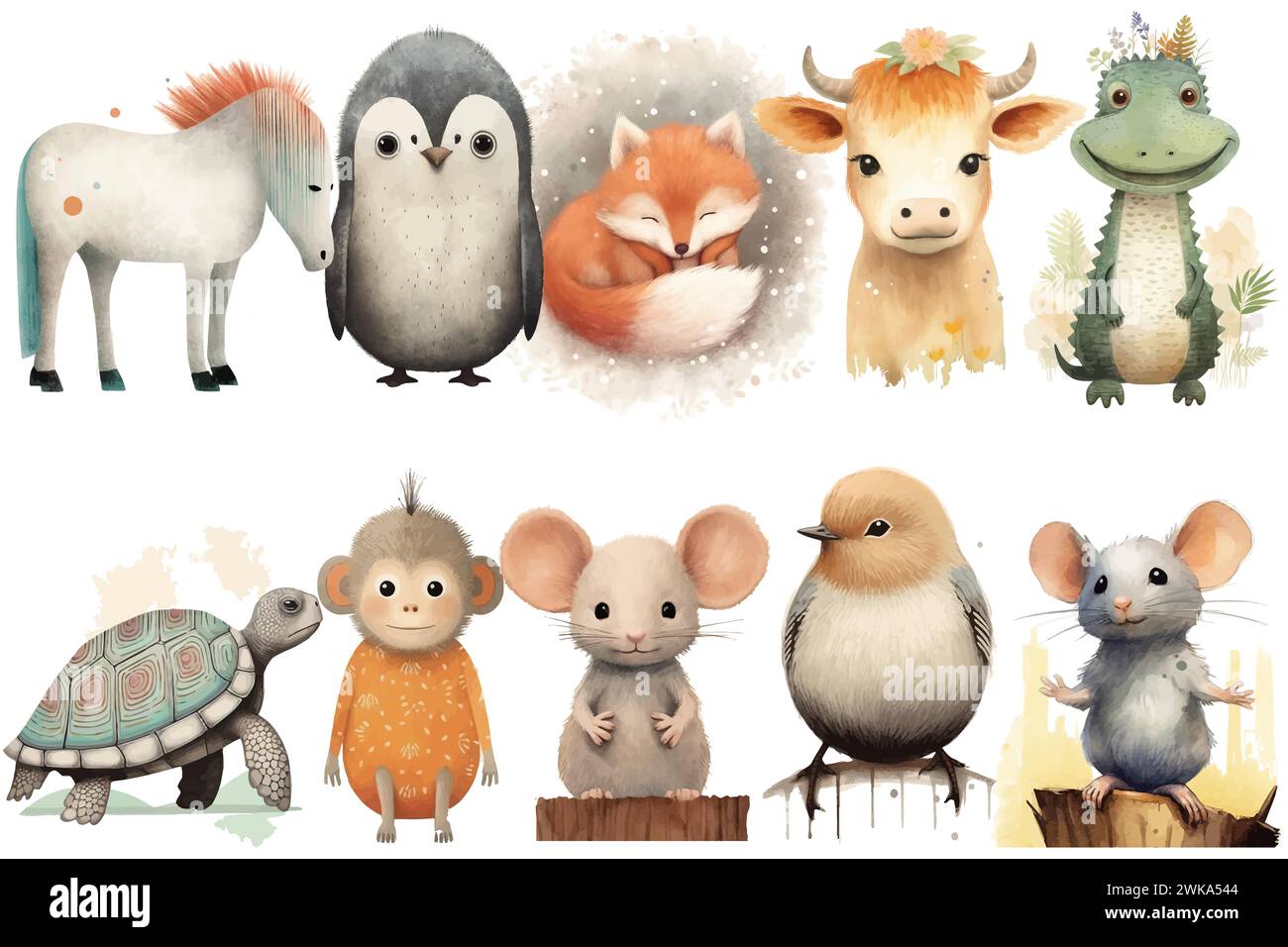 Owl and rat Stock Vector Images - Alamy