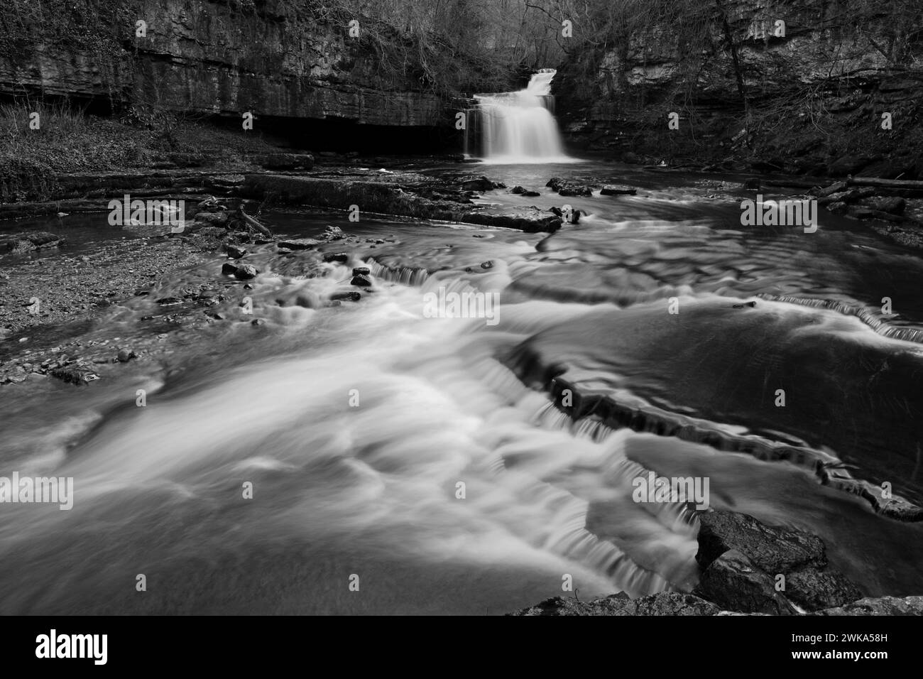 Cauldron falls Black and White Stock Photos & Images - Alamy