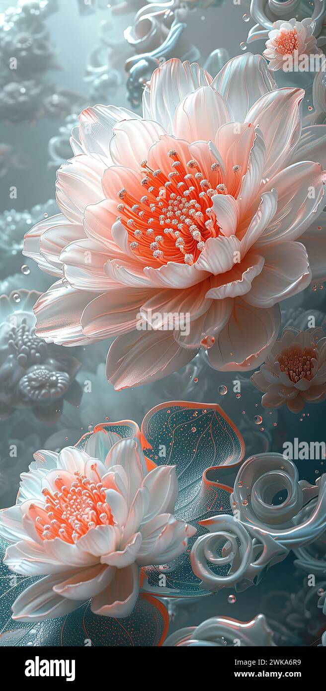 Delicate wave petals hi-res stock photography and images - Alamy