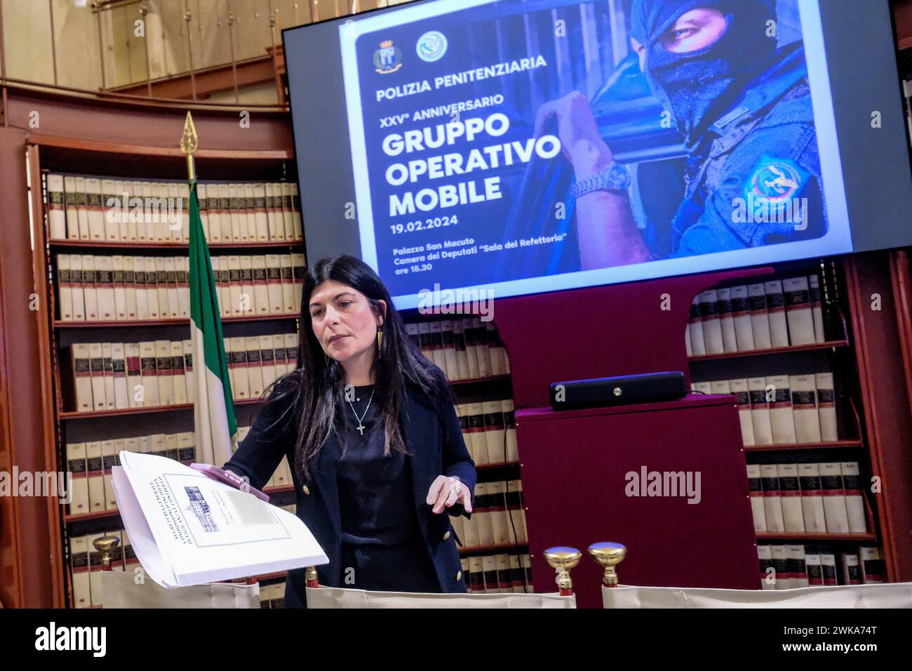 Roma, Italia. 19th Feb, 2024. Foto Mauro Scrobogna/LaPresse 19-02-2024 ...