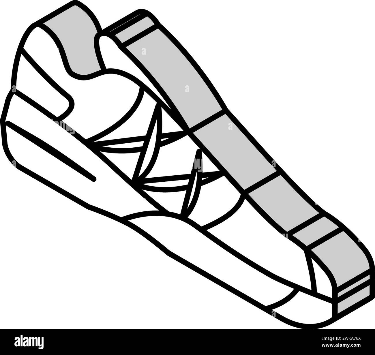 women tennis shoe isometric icon vector illustration Stock Vector Image ...