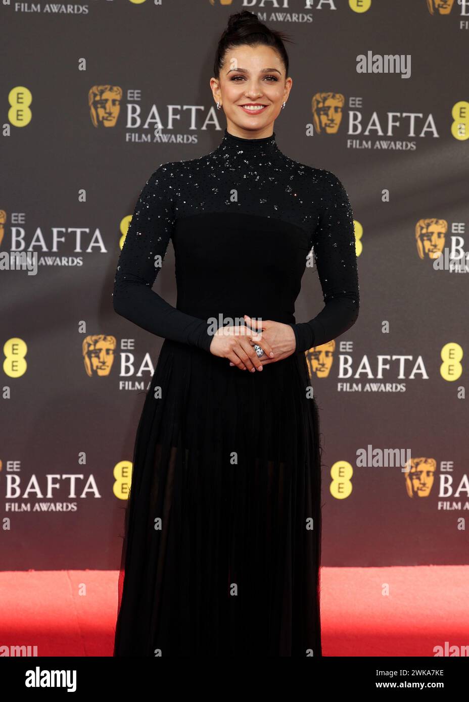 London, UK. 18th Feb, 2024. Marisa Abela attends the British Academy ...