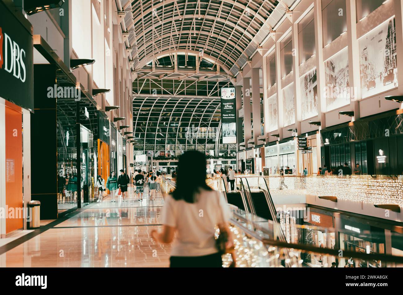Inside busy shopping mall hi-res stock photography and images - Alamy
