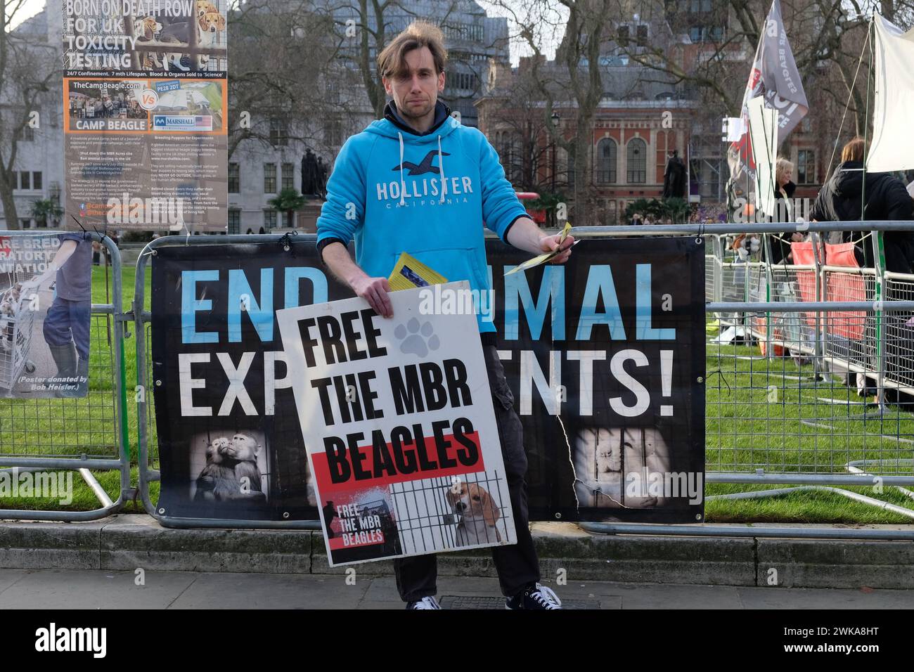 Animal testing protest hi-res stock photography and images - Alamy