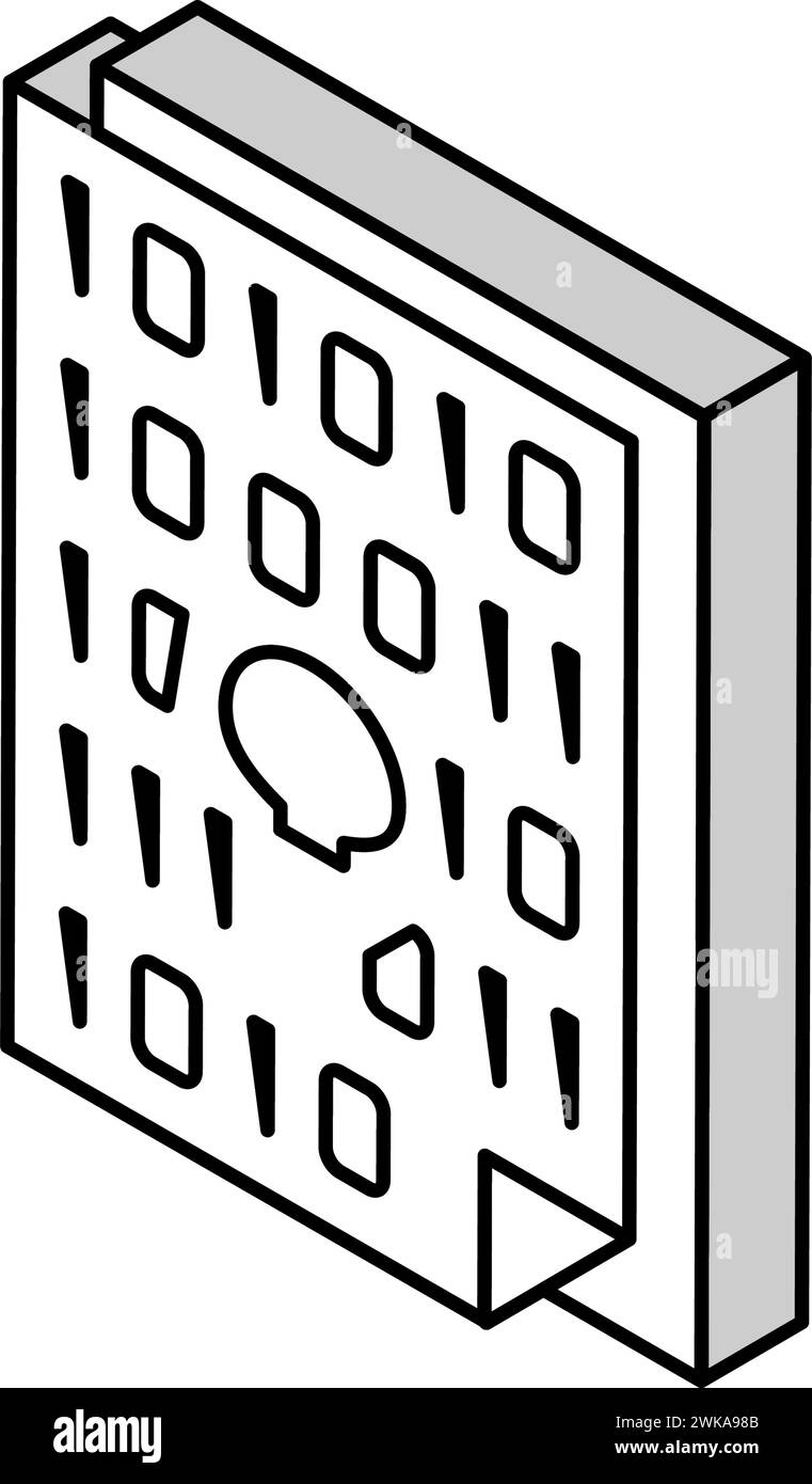 code of security software system isometric icon vector illustration ...