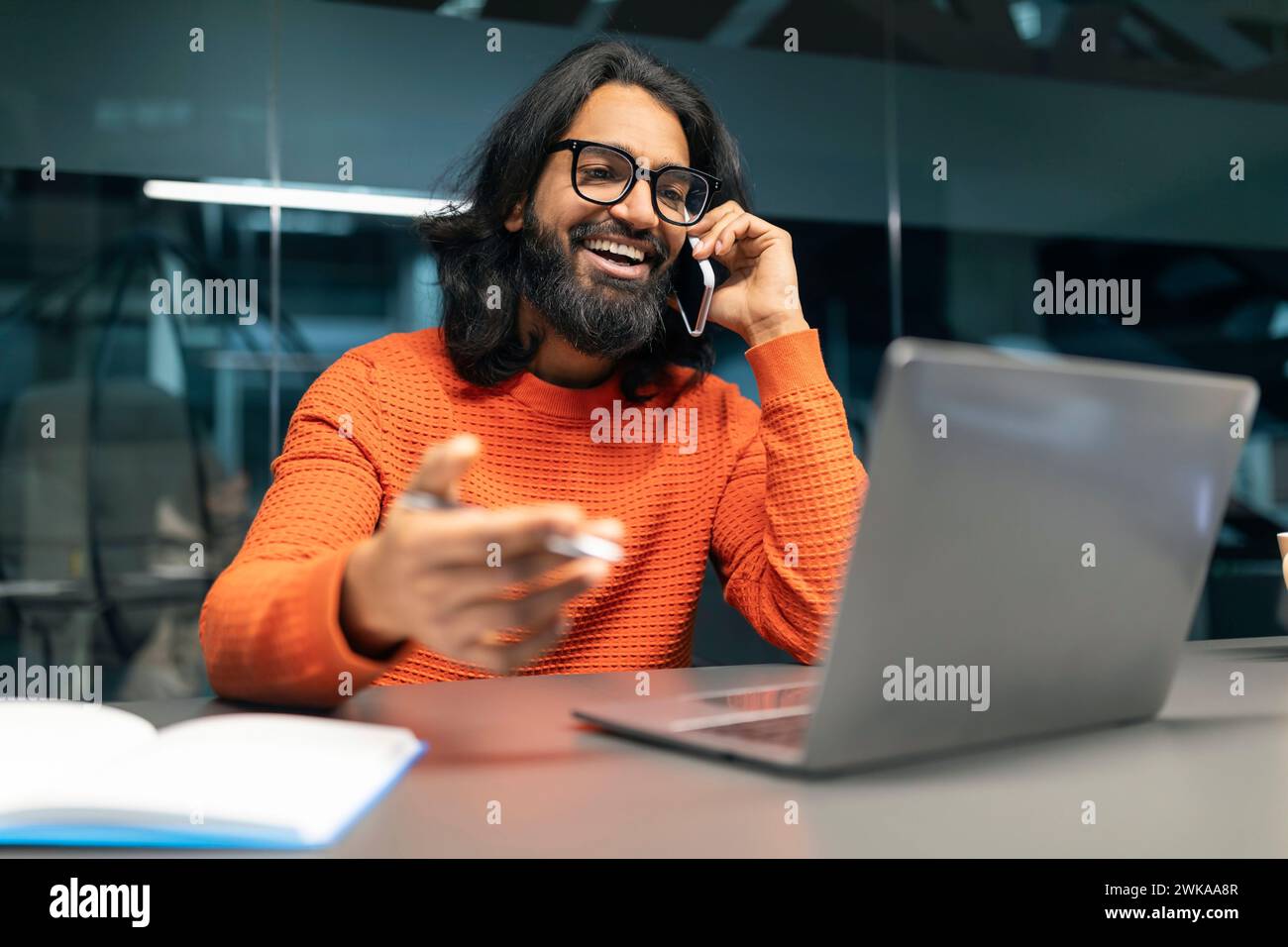 Happy young product manager hi-res stock photography and images - Alamy
