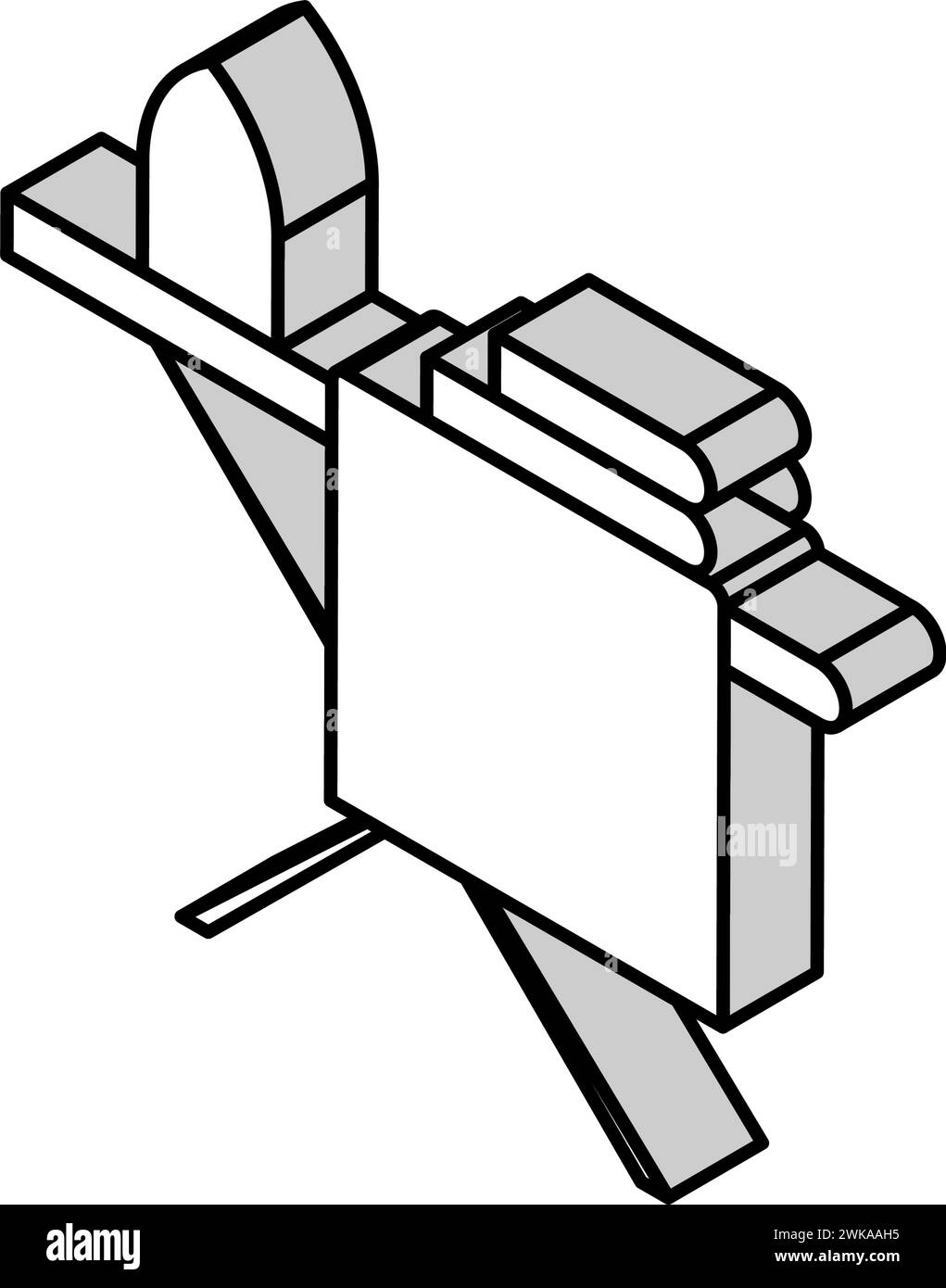 clothes ironing isometric icon vector illustration Stock Vector Image ...