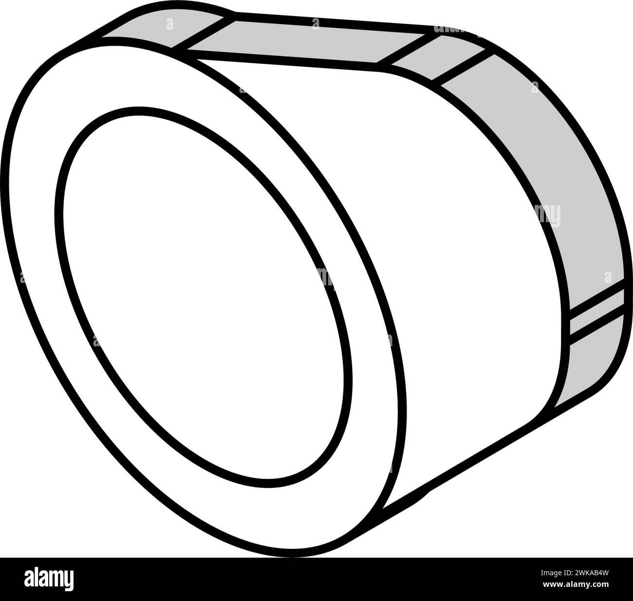 pipe metal profile isometric icon vector illustration Stock Vector ...