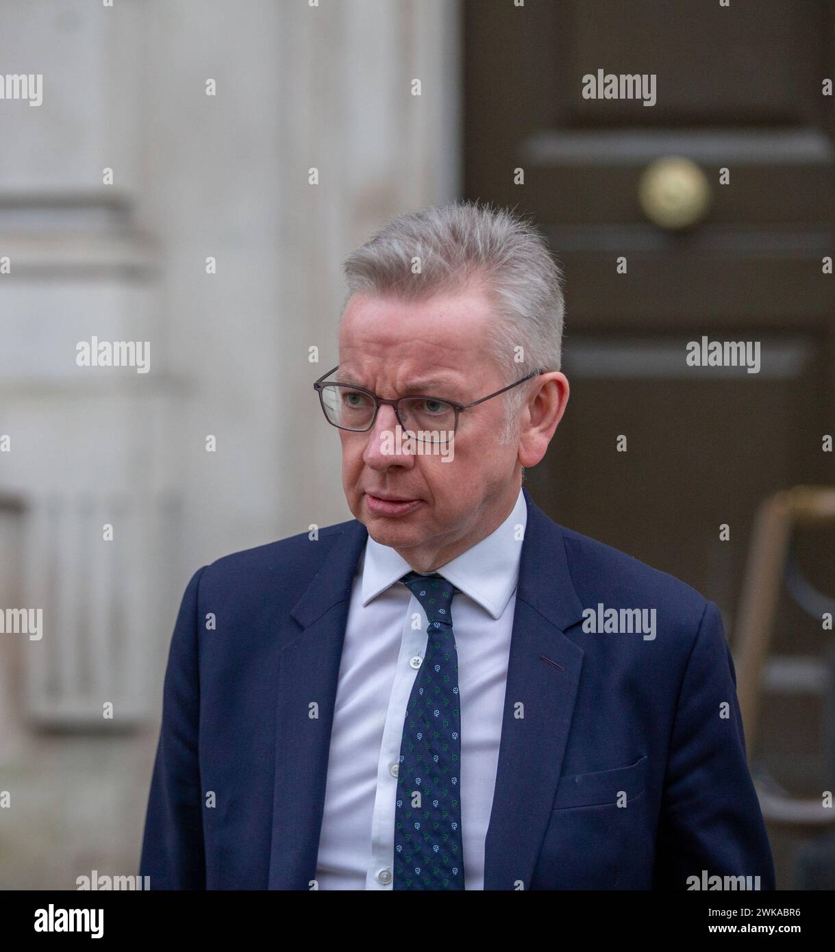 London, UK. 19th Feb, 2024. Michael Gove Secretary of State for ...