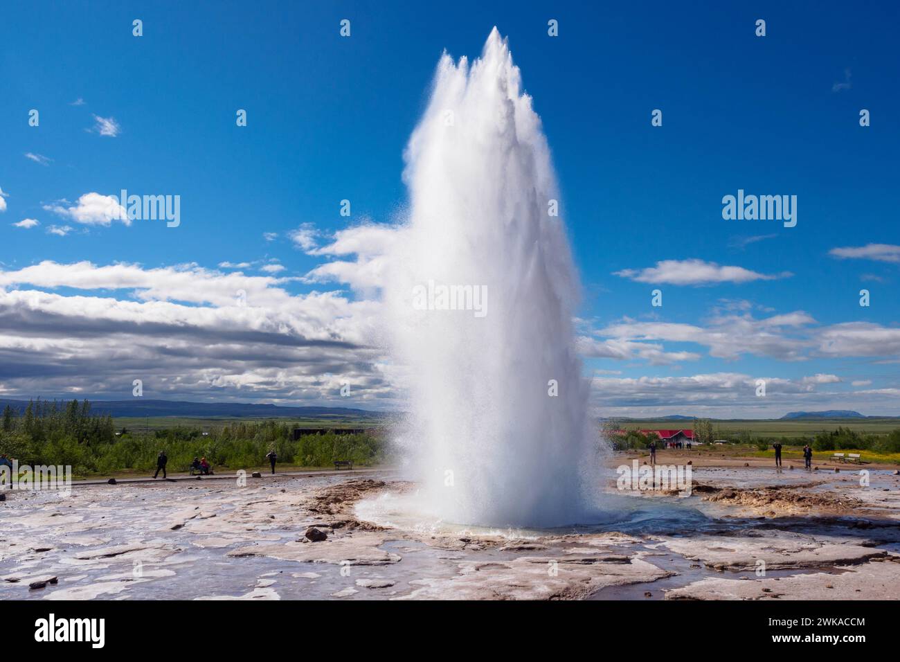 Geysir on golden circle hi-res stock photography and images - Alamy