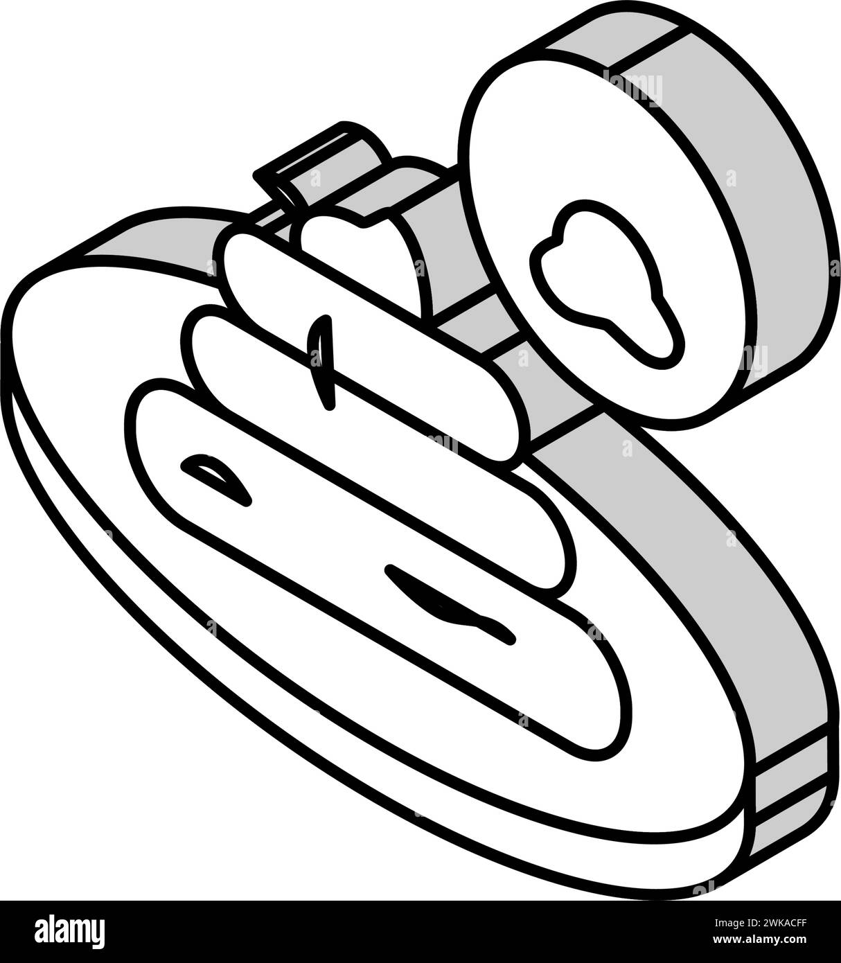Tapeworm In Poo Isometric Icon Vector Illustration Stock Vector Image And Art Alamy