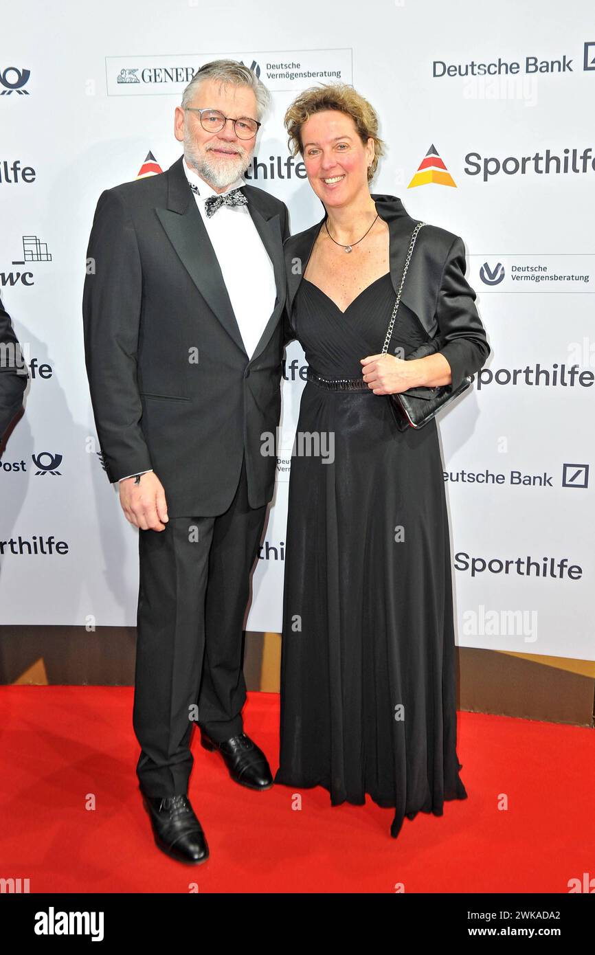 53. Ball des Sports . Steffi Nerius und Frank Arentz anläßlich des 53. Ball des Sports am 17.02. ...