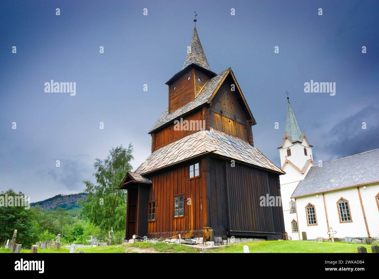 Torpo Stave Church, Norway Stock Photo - Alamy
